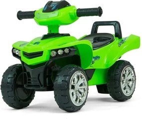 Dětské odrážedlo se zvukem Čtyřkolka Milly Mally Monster Green