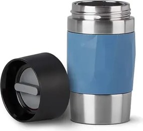 Emsa TRAVEL MUG Compact modrá / Termohrnek / 0,3 l / nerezová ocel