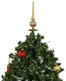 Sněžící vánoční stromeček s deštníkovým stojanem zelený 140 cm,  284333 HangarStore.cz