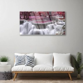 akrylový obraz Vodopád Góry Příroda 100x50 cm