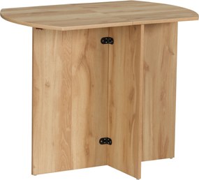 HOMCOM Jídelní stůl, skládací stůl šetřící prostor do kuchyně a obývacího pokoje 90x60x74cm, Ořech | Aosom