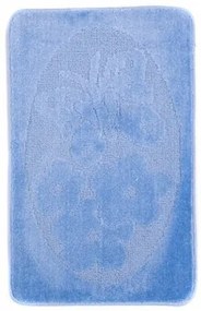 Koupelnový kobereček MONO 1125 modrý 5004 1PC Motýl