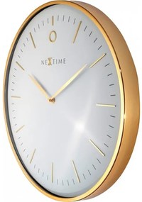 Designové nástěnné hodiny 3235wi Nextime Glamour 40cm