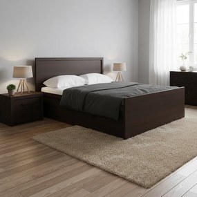 Mdx Postel FONDA 160 x 200 cm - Wenge