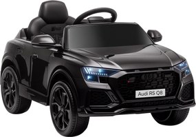 HOMCOM Dětské Elektrické Auto +3 roky Licencované Audi RS Q8 se 6V Baterií, 2 Motory, Dálkovým Ovládáním, Hudbou, MP3, Klaksonem a Světly, Maximální R