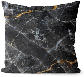 Polštář Black Marble (Velikost: 55 x 55 cm)