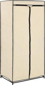Šatní skříně 2 ks krémové 75 x 50 x 160 cm 282443