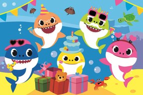 TREFL PUZZLE Baby Shark Oslava 60x40cm skládačka 24 dílků Maxi tr14337