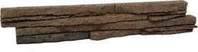 Obklad Vaspo kámen považan hnědá 6,7x37,5 cm reliéfní V53202