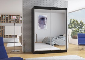 ADRK Furniture Posuvná skříň s zrcadlem FLOREST 150 ADRK-SW-FLOR-B-150
