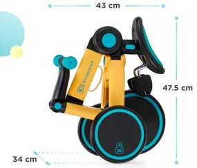KINDERKRAFT - Dětské odrážedlo 3v1 4TRIKE růžová