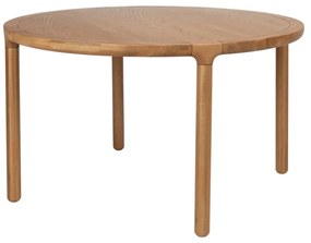 Kulatý jídelní stůl s deskou v dubovém dekoru ø 128 cm Storm - II. jakost – Zuiver