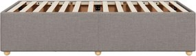 Rám postele bez matrací taupe 80x200 cm textil 3284691