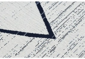 koberec COLOR 47272/396 SISAL Diamant Čtverce bílý velikost 120x170 cm | krásné koberce cz