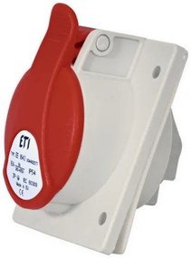 Zásuvka vestavná ETI EE 1643 16A/400V/4P IP54 004482077
