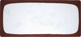 Jersey prostěradlo středně hnědé na výšku matrace do 30 cm Velikost: 160 x 200