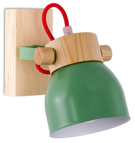 Light for home - Nástěnné svítidlo 40002 "VIANA", 1x60W, E27, Přírodní borovice