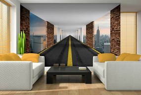 Fototapeta - Silnice 3D, New York (152,5x104 cm)