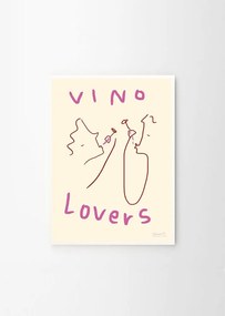 Plakát 50x70 cm Vino Lovers – Ruby Hughes – The Poster Club