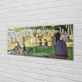 akrylový obraz Art setkání u jezera 120x60 cm