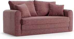Tmavě růžová rozkládací pohovka 158 cm Lido – Micadoni