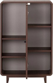 Skříňka v dekoru ořechu v tmavě přírodní barvě 70x110x34 cm Torina – Nordure