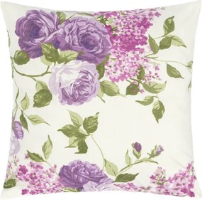 Bellatex Povláček bavlna 40x60cm na zip Růže lila