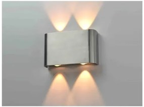 LED nástěnné svítidlo Ginno 2 hliníkové