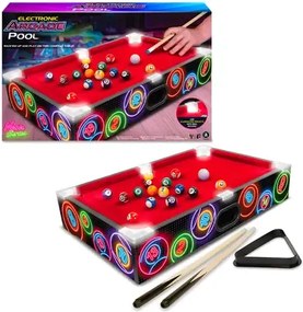Sparkys Elektronický kulečník Neon / Kulečník / LED osvětlení / automa