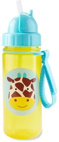 SKIP HOP Hrnek s brčkem bez PVC A BPA 12 m+ Skip Hop Zoo 385 ml Žirafa
