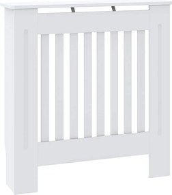 Kryt radiátoru 2 ks Bílá 78 x 19 x 81,5 cm Kompozitní dřevo 3403241
