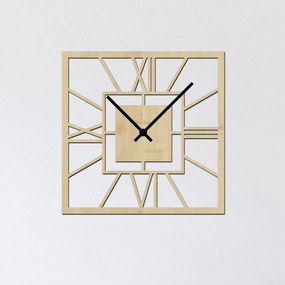 dřevo života Nástěnné hodiny SQUARE Barevný vzor: Třešeň, Velikost hodin: 35x35