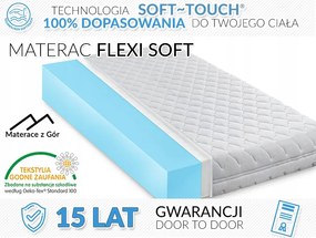 EuroMattress 90x190 PĚNA H1 MĚKKÁ MATRACE PĚNOVÁ 21 CM