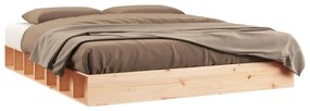 Rám postele 150 x 200 cm King Size masivní dřevo - Default Title