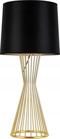 Stolní lampa Filo Table černo-zlatá 85 cm