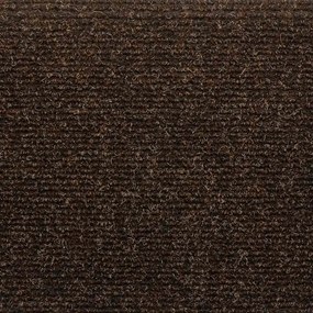 Schodové rohože samolepicí 30 ks 65 x 21 x 4 cm hnědé, půlkulaté, velké 3365662