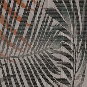 Ozdobný paraván, Tanec listů - 145x170 cm, čtyřdílný, obustranný paraván 360°