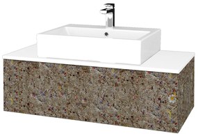 Dřevojas Koupelnová skříňka MODULE SZZ1 100 Varianta: N07 Stone / N07 Stone