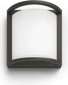 Philips Samondra 12W antracitová / LED venkovní nástěnné svítidlo / 12
