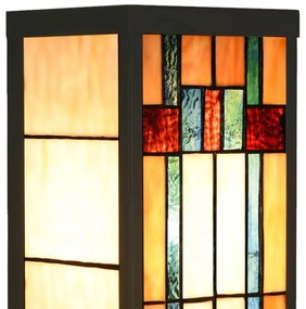 Nástěnné světlo Tiffany v art deco stylu Vandenberg – 14x16x40 cm