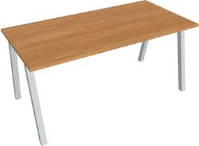 Kancelářský stůl jednací Hobis UJA 1600, deskaakát, černá černá