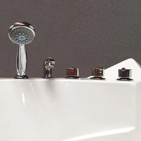 BPS-koupelny Hydromasážní vířivá vana Orino 632 135x135 s ohřevem vody