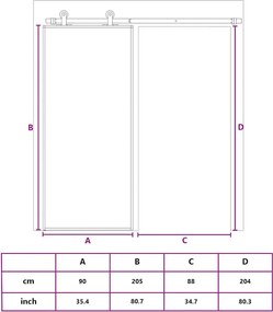 vidaXL Marketos Posuvné dveře ESG sklo a hliník 90 x 205 cm černé