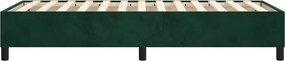 Rám postele s boxspringem tmavě zelená 80 x 200 cm samet 3121087