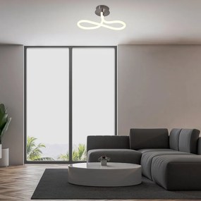 Rabalux Chromové stropní LED svítidlo Irelia 435mm 23W 71008