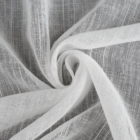 ZÁCLONA NA KROUŽCÍCH CARLA 300 CM X 250 CM CM BÍLÁ