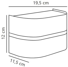 Nordlux - Venkovní nástěnné svítidlo SIBELIS 1xE27/10W/230V IP44 antracit