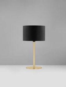 LED černo-zlatá stolní lampa Sibnia
