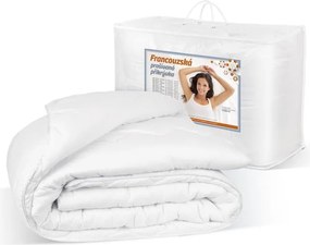 Bellatex Přikrývka francouzská 200g/m2 - letní přikrývka Bílá 220x200 cm