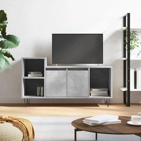 TV skříňka betonově šedá 100x35x55 cm kompozitní dřevo - Default Title